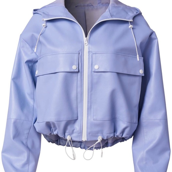 VENUS | Jackets & Coats | Nwts Venus Gorgeous Lavender Cropped Bomber ...